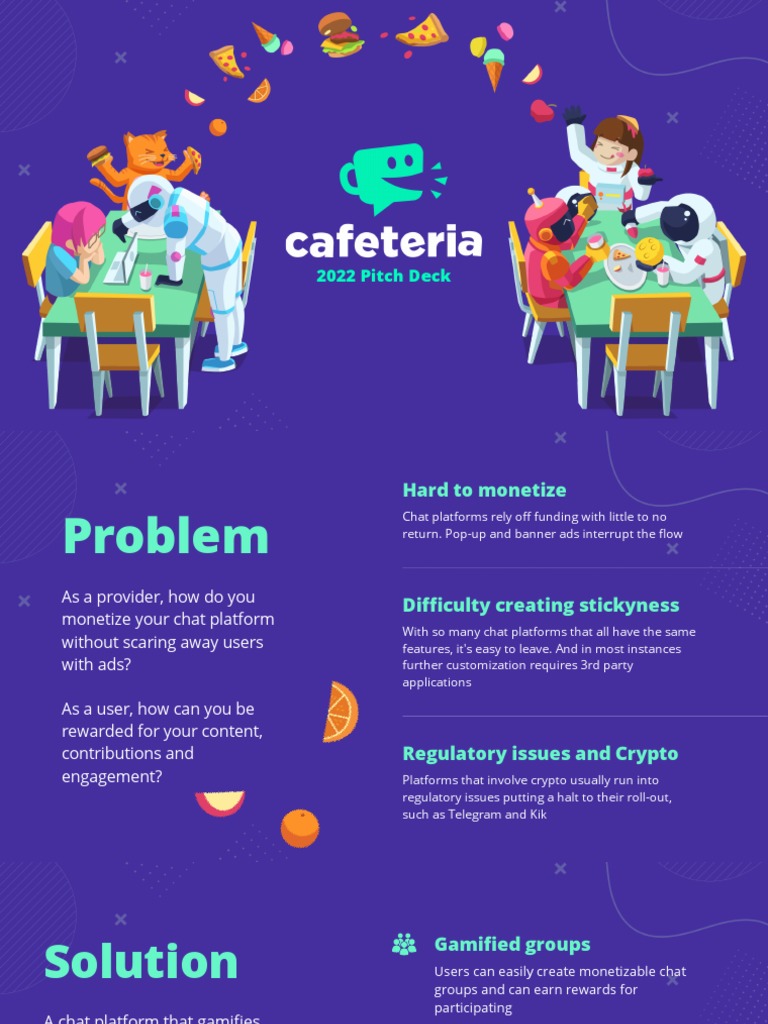 Cafeteria Pitch Deck 2022 PDF | PDF