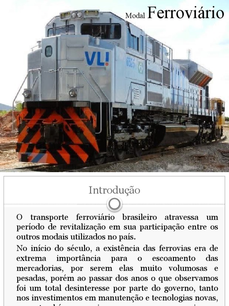 Importância do Modal Ferroviário no Brasil | PDF | Transporte ...