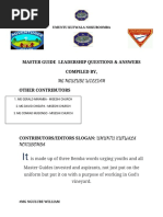 Master Guide Portfolio | PDF | Knot | Seventh Day Adventist Church