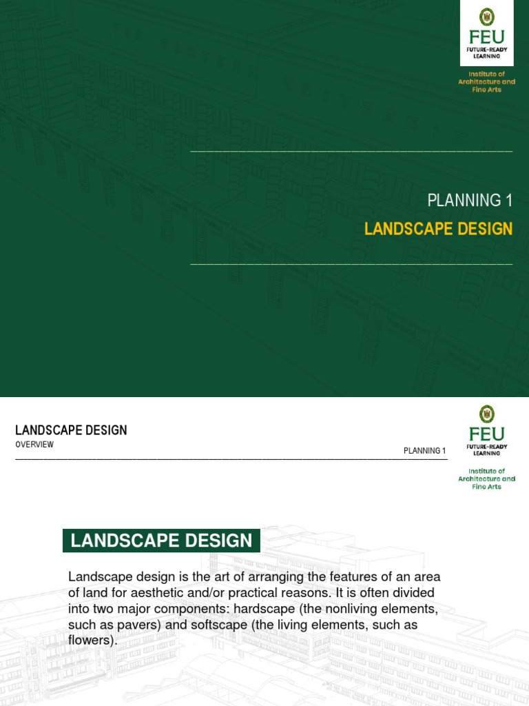 Landscape Design Presentation | PDF