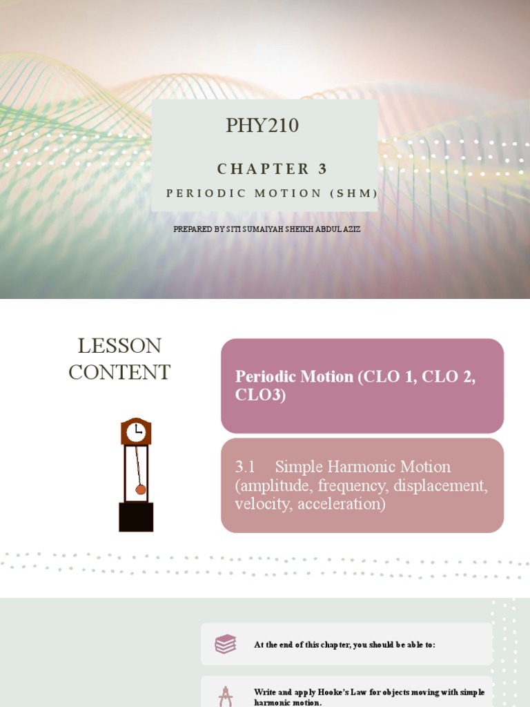 Chapter 3 SHM - (Week 4) | PDF