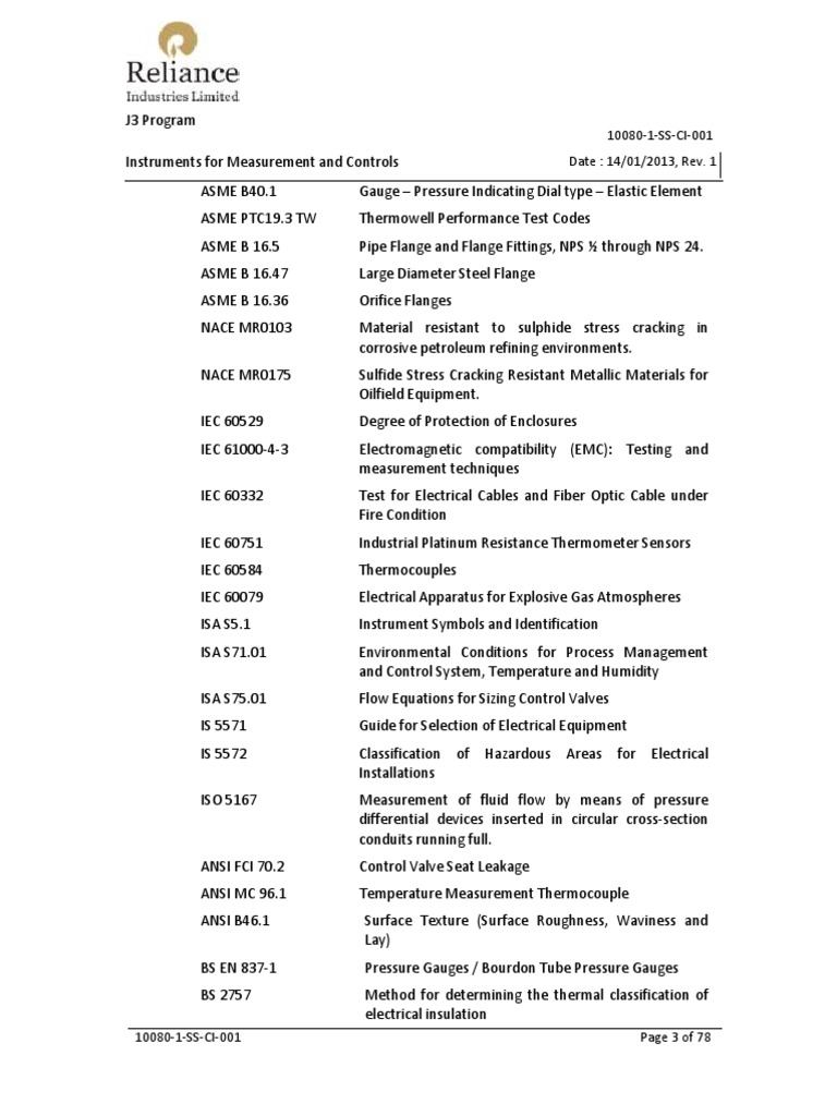 Standards Document PDF | PDF