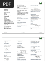 Salt Cfa Level 1 Formulasheet 2022 3 | PDF | Errors And Residuals | Demand