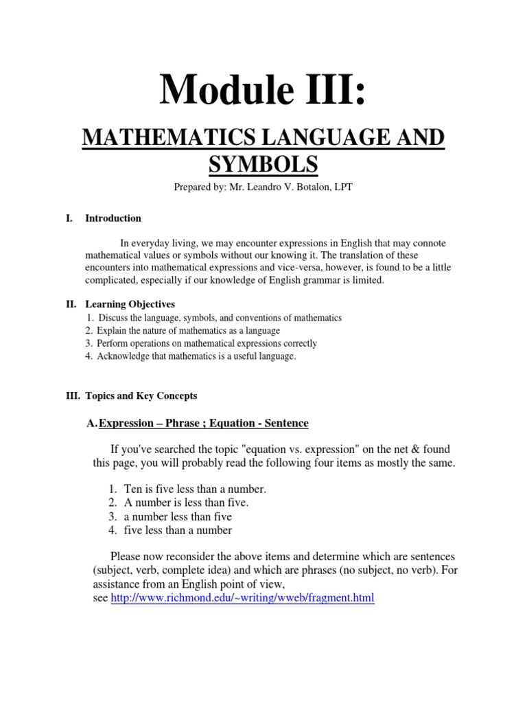 MMW Module III PDF | PDF