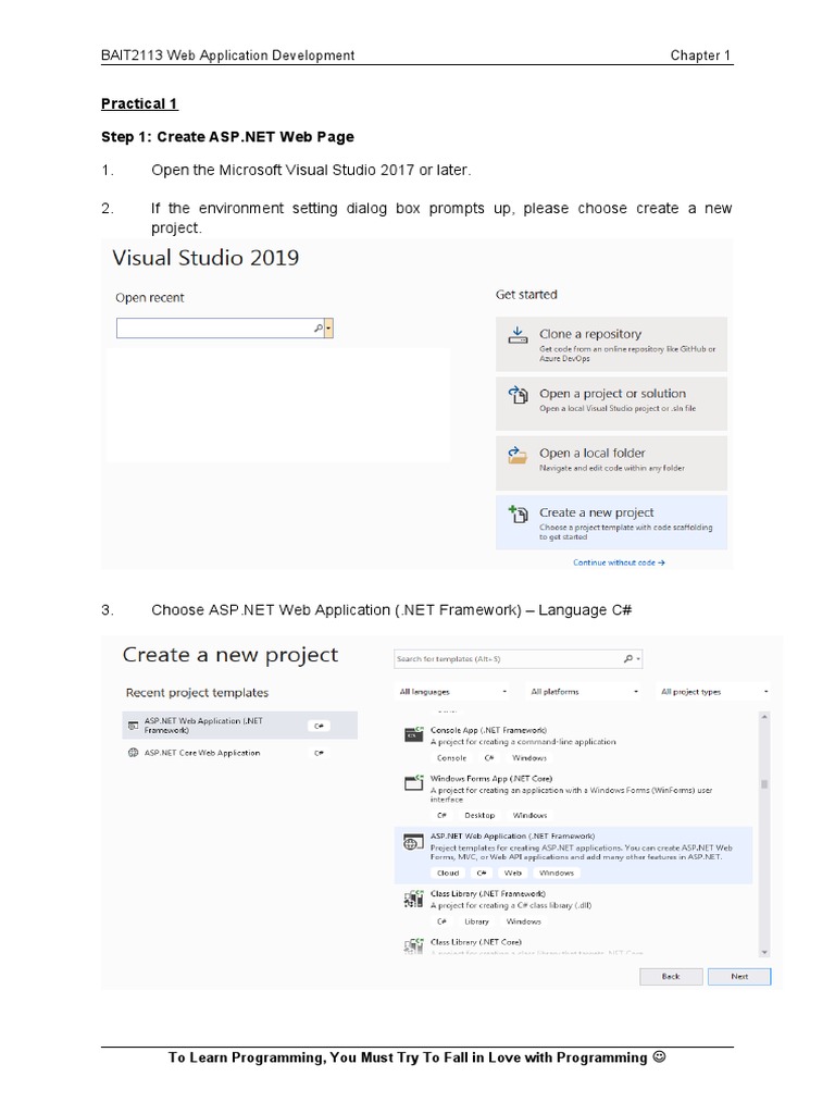 Getting Started With Aspnet Web Form Development Creating A Basic Web Form With Labels