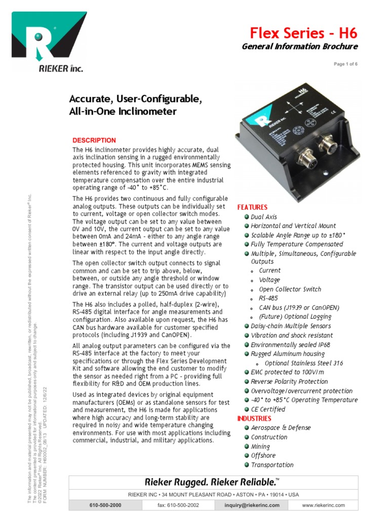 FLEX-H6 - Brochure-12 2 22 PDF | PDF