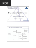 Classificação de Bases e Sub-Bases em Pavimentação | PDF | Cimento | Solo