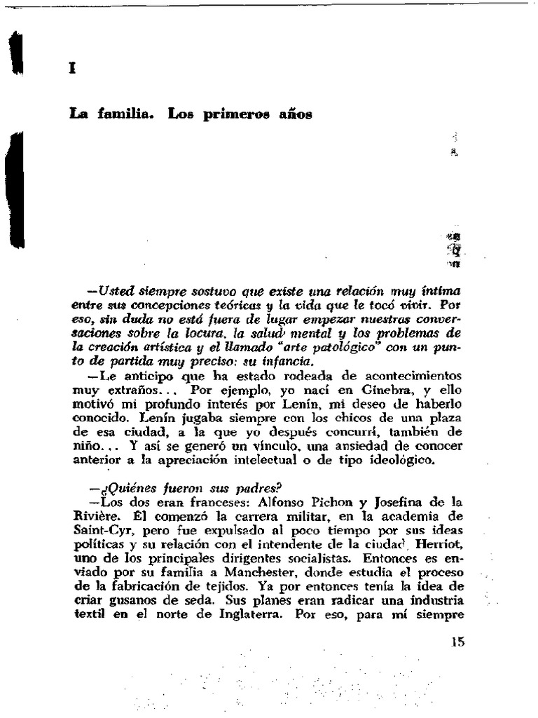 Toaz - Info Zito Lema Vicente Conversaciones Con Enrique Pichon Riviere Sobre Arte y La Locu PR ...