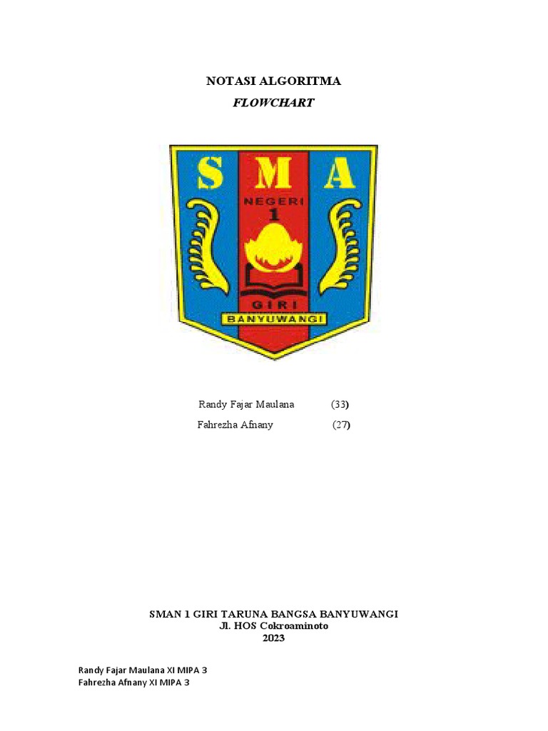 Notasi Algoritma | PDF