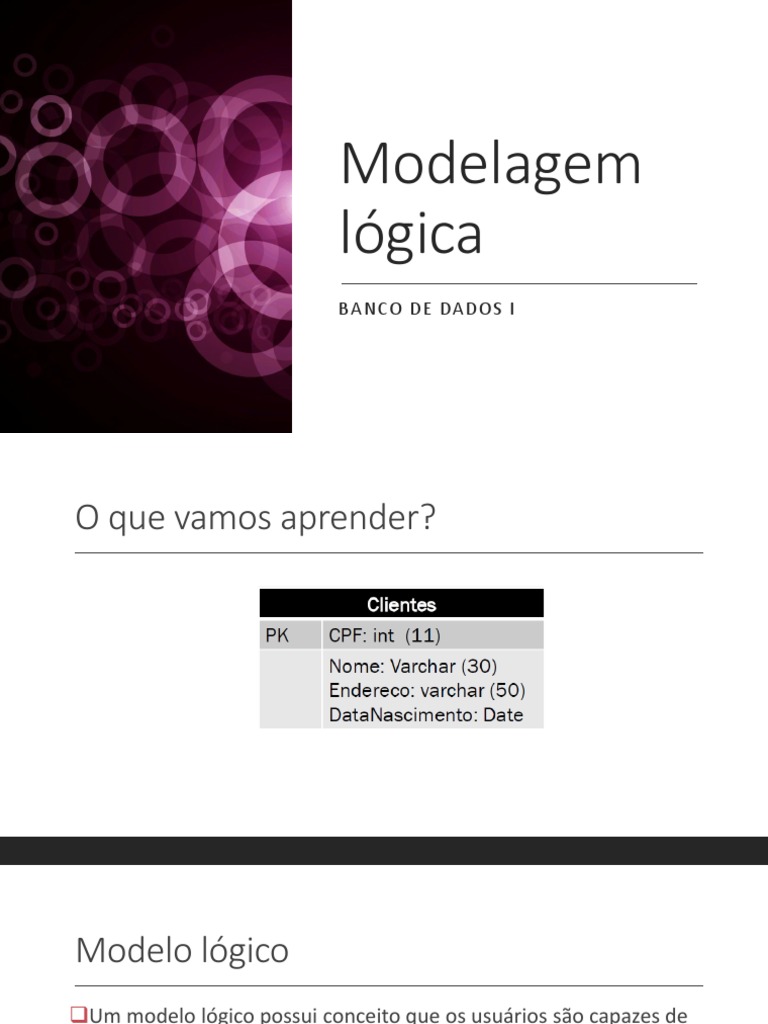 Modelagem Lógica PDF | PDF