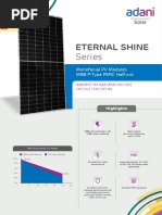 550W Solar Panel Technical Datasheet | PDF | Solar Panel | Solar Power