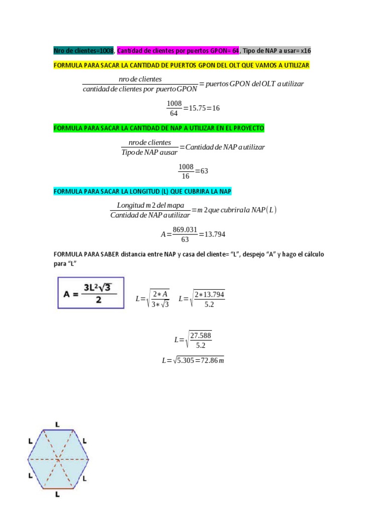 Formulas Matematicas para Diseñar | PDF