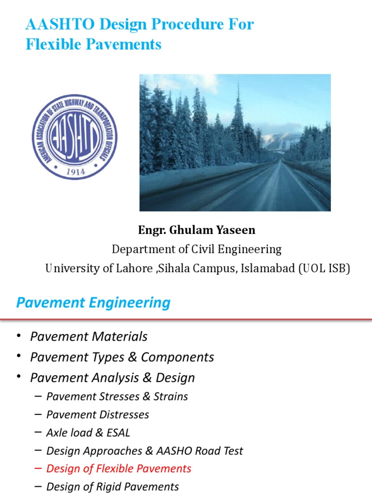 04 - Pavement Design Flexible SN | PDF | Road Surface | Semi Trailer Truck