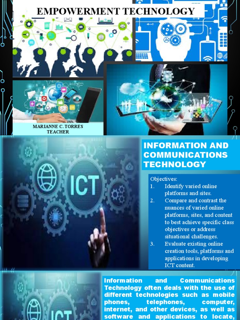 Empowerment Technology Lesson 1 | PDF