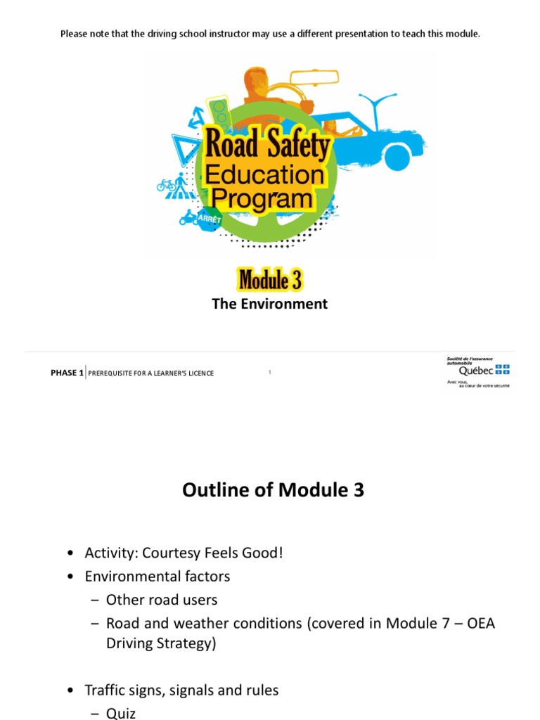 Module 3 Environment PDF | PDF | Traffic | Road