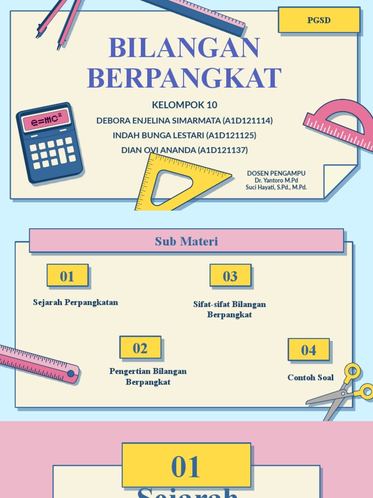 Kelompok 10 - Bilangan Berpangkat | PDF