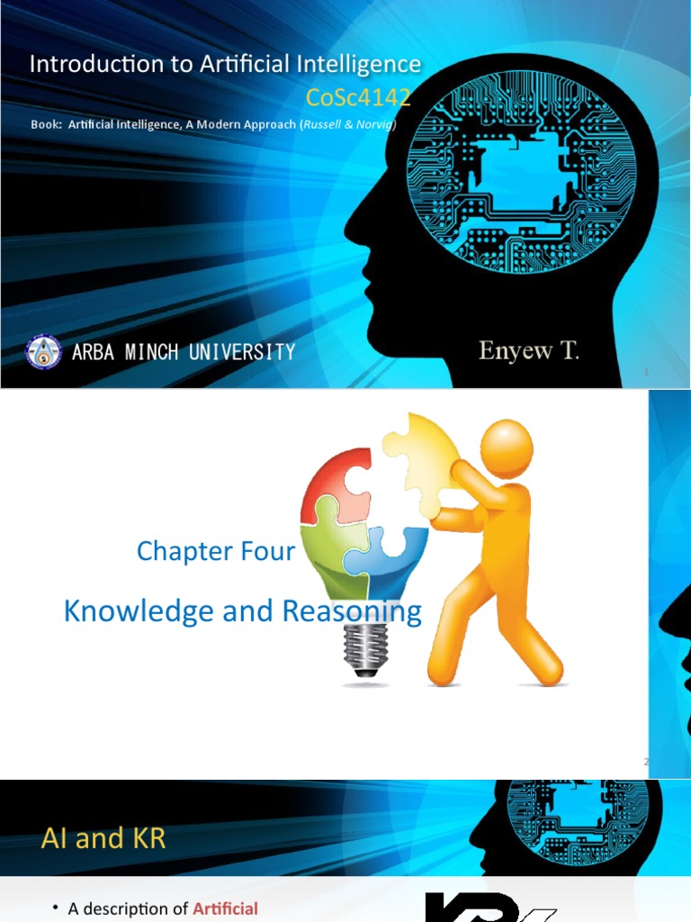 AI Chapter 4 | PDF | Knowledge Representation And Reasoning | First Order Logic