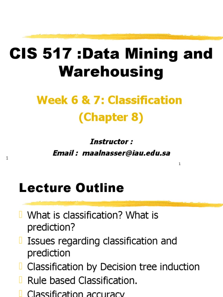Classification Techniques in Data Mining | PDF | Cross Validation ...