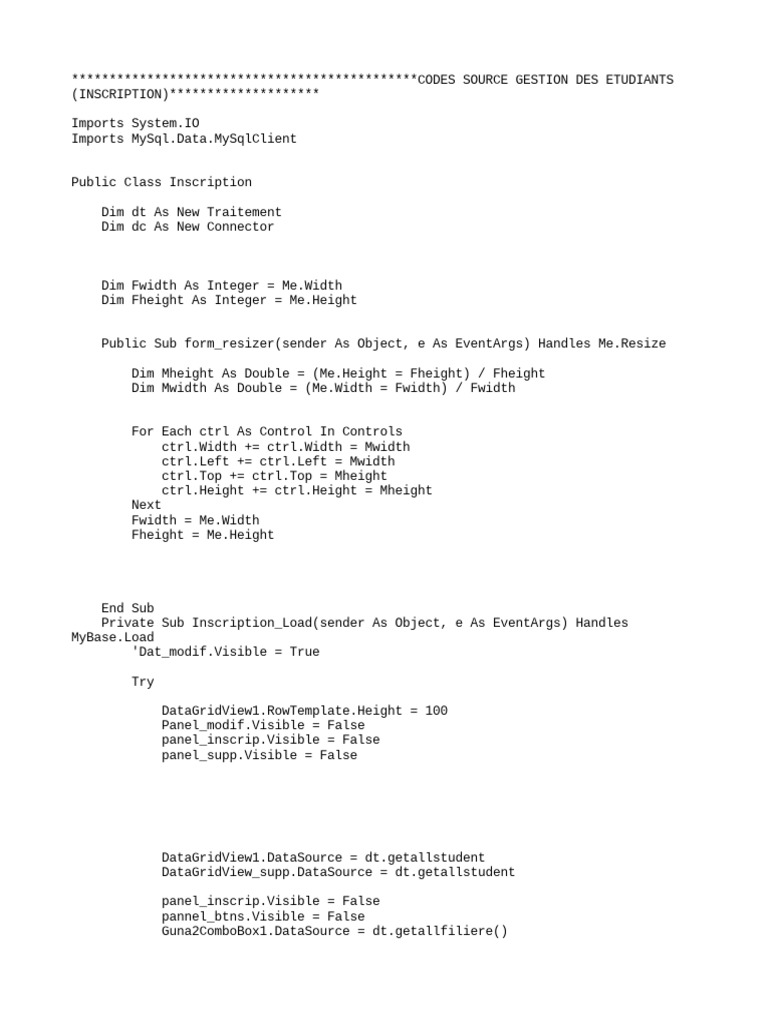 Gestion des Inscriptions Étudiantes | PDF | Software Engineering ...