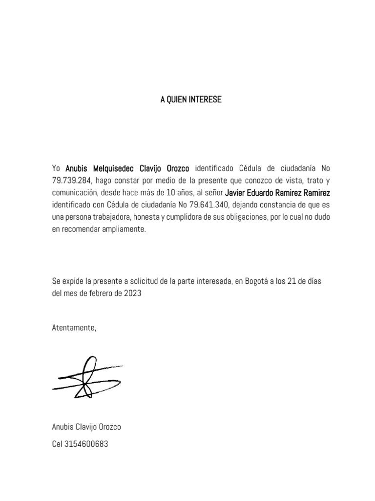 REFERENCIA PERSONAL.pdf | PDF