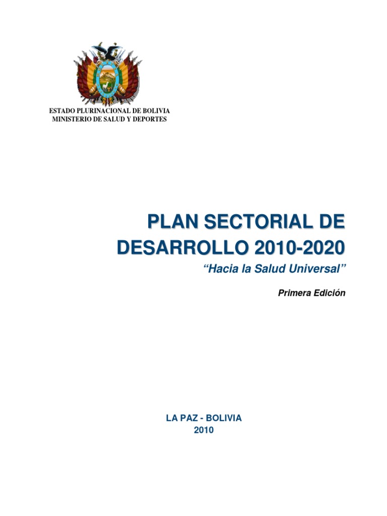 Plan Sectorial de Desarrollo 2010-2020 Con RM PDF | PDF | Trabajo ...