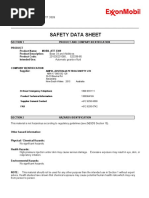 Mobil DTE 24 Safety Data Sheet | PDF | Toxicity | Waste Management