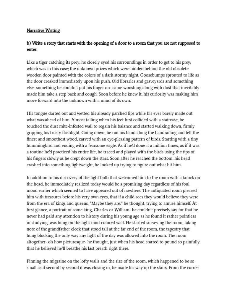 English Essay Narrative | PDF