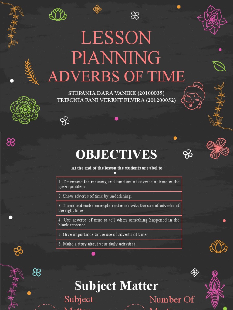 Lesson Planning SDV | PDF