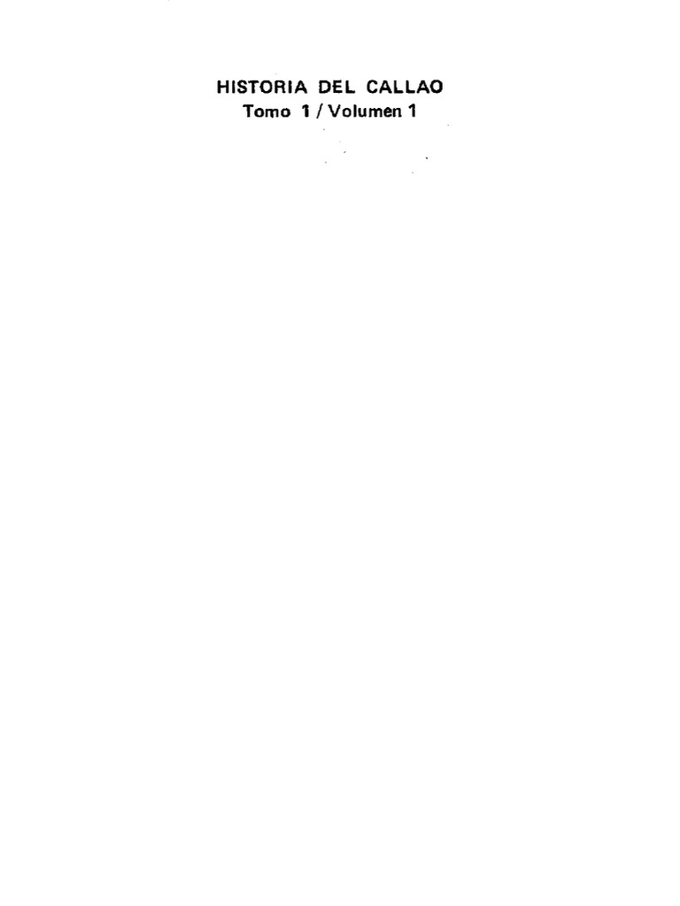 Historia Del Callao | PDF