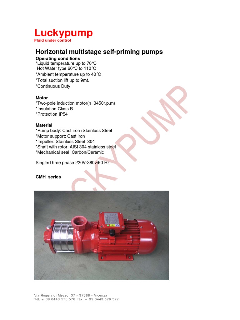 CMH SERIES Characteristics PDF | PDF