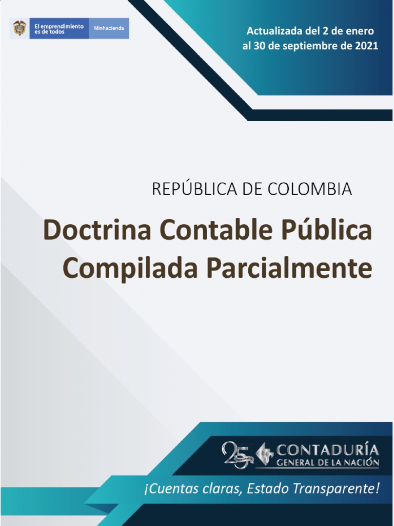 Doctrina Contable Pública Compilada PDF | Descargar gratis PDF | Contabilidad | Bancos