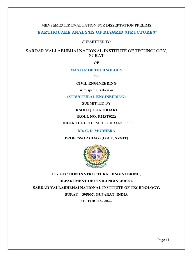 Kshitij Chaudhari Mid Sem Report PDF | PDF | Technology & Engineering