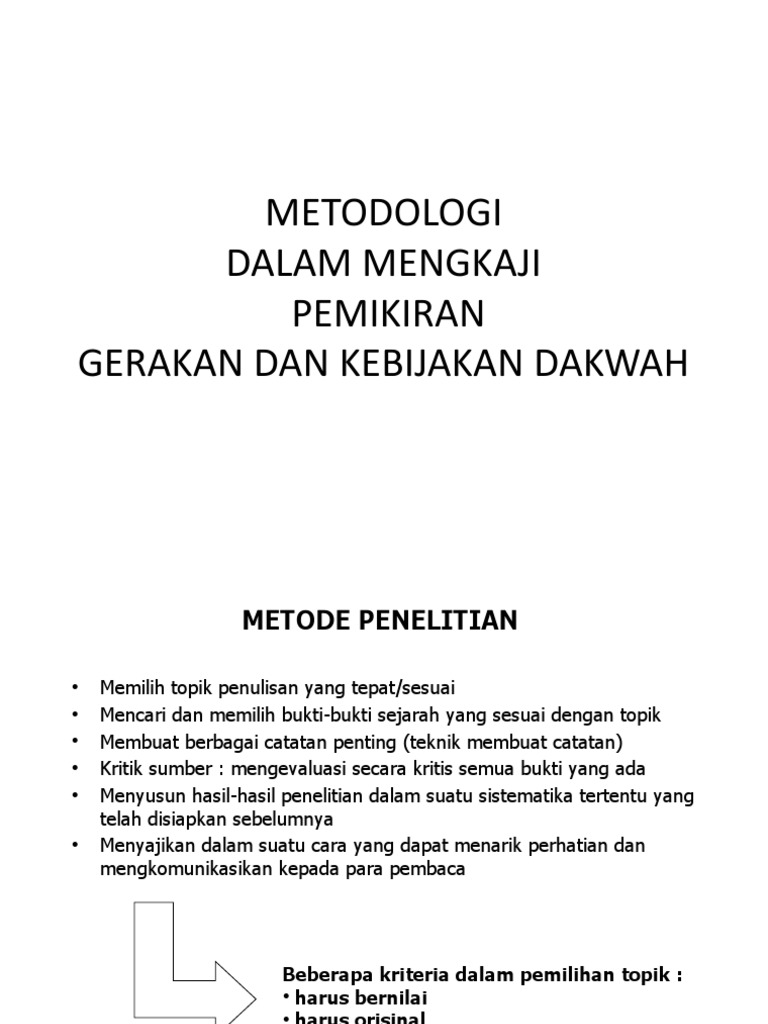 METODOLOGI | PDF