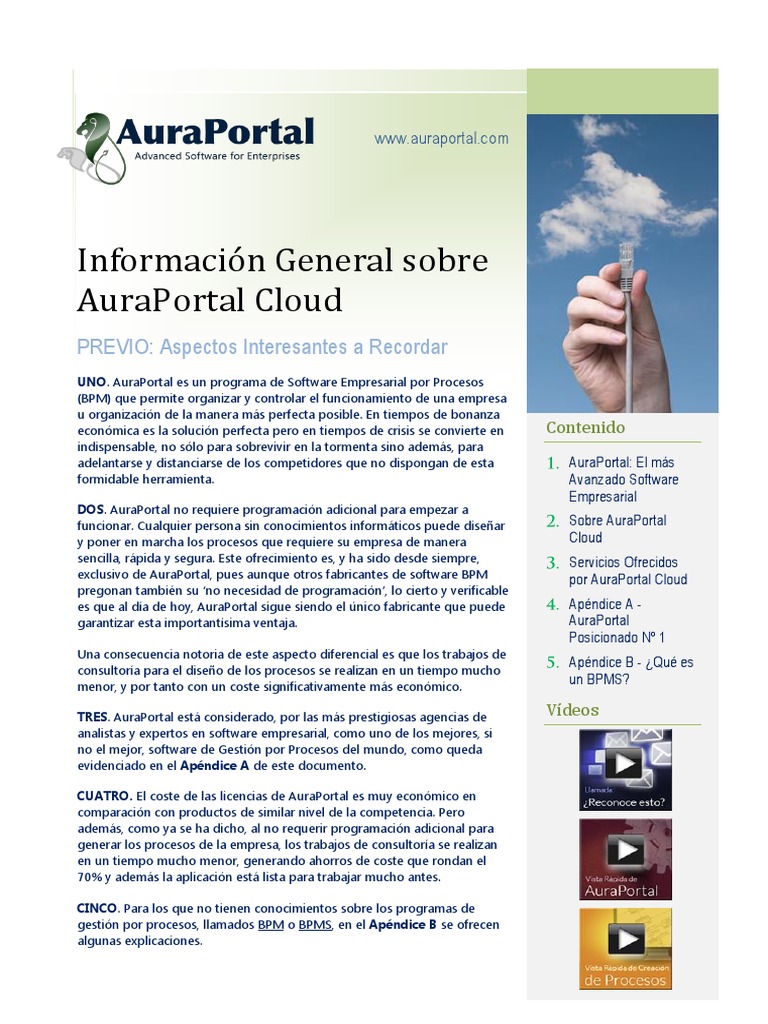 Es-3-Apcloud-Informacion General | PDF | Computación en la nube | Software como servicio