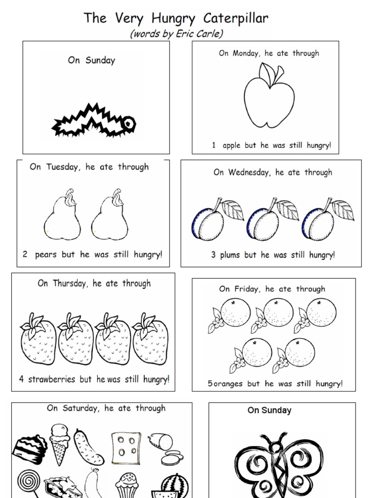 The Very Hungry Catterpillar by Eric Carle | PDF