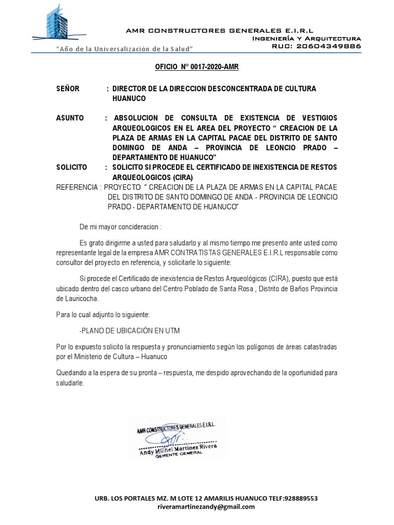 Solicitud Cira Pacae PDF | PDF