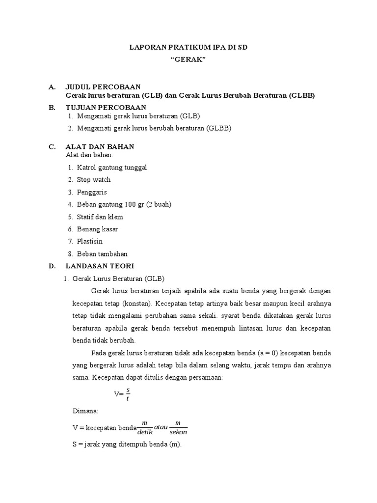 Laporan Glb Dan Glbb Pdf