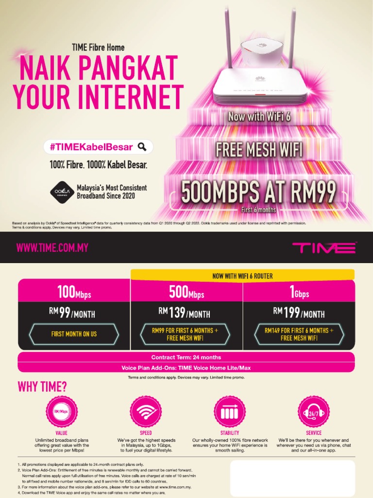 TIME Fibre Home Broadband Leaflet JulyAug2022Promo Eng PDF | PDF TIME Fibre Home Broadband Leaflet JulyAug2022Promo Eng PDF | PDF