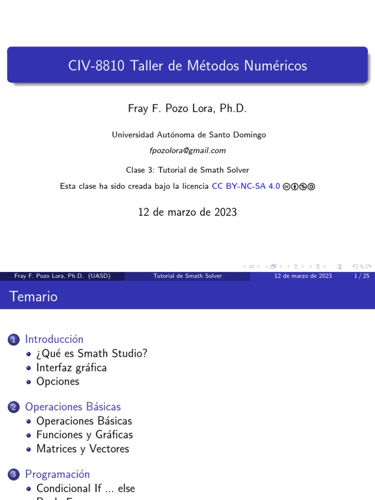 Clase3 Tutorial de Smath | PDF