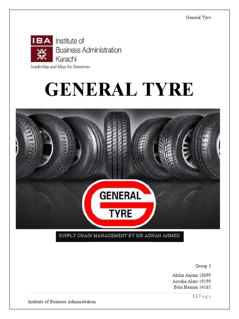 General Tyre Report - Group 3 | PDF