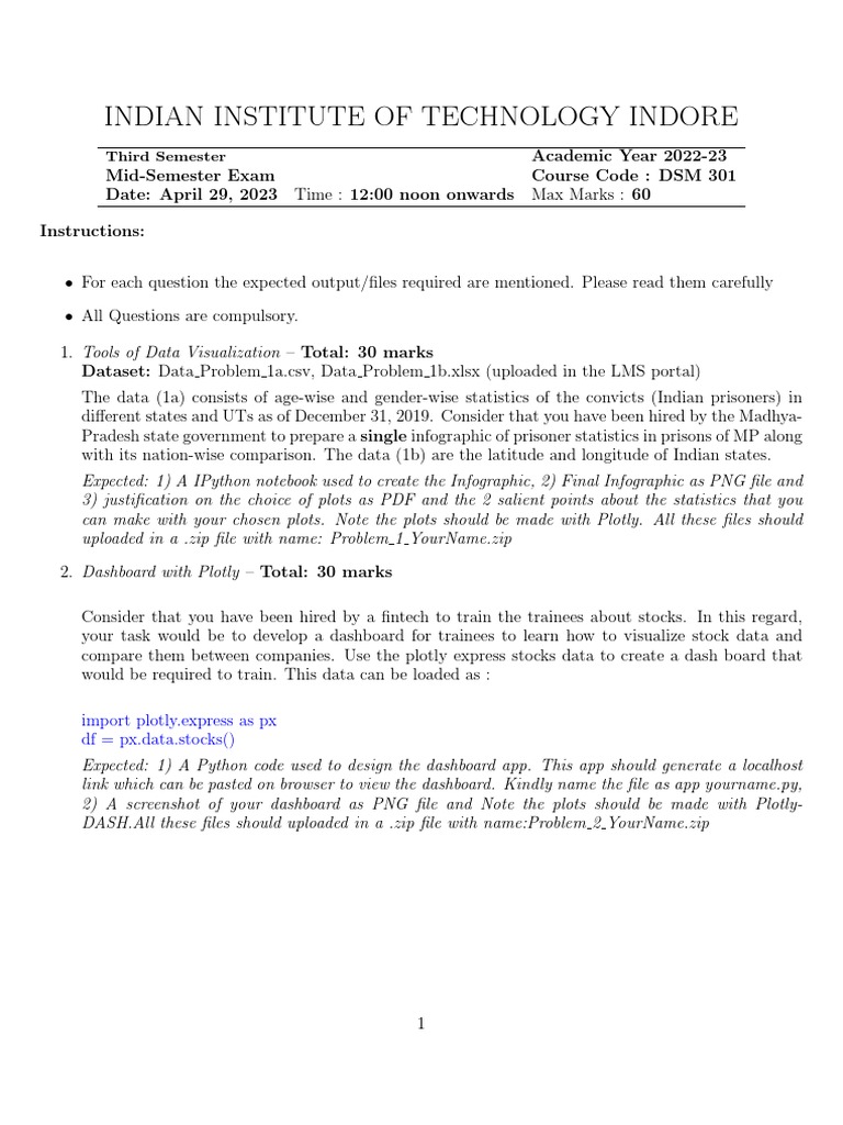 MidSem Exam Questions PDF | PDF