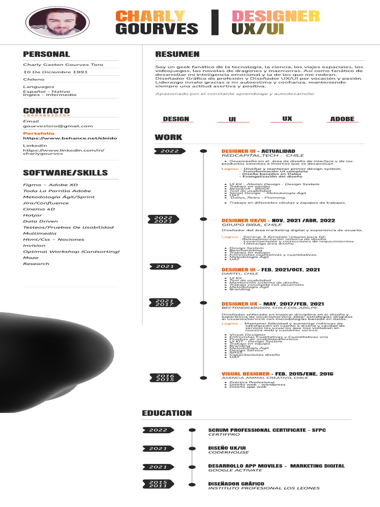 CV Charly Gourves PDF | PDF