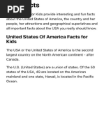 State Facts Worksheet | PDF