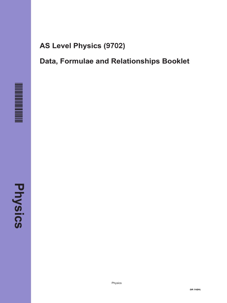 As Phy Revision BK For Mid Term PDF | PDF | Electronvolt | Applied And Interdisciplinary Physics