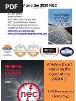 NEC 690: PV System Requirements | PDF | Photovoltaic System | Photovoltaics