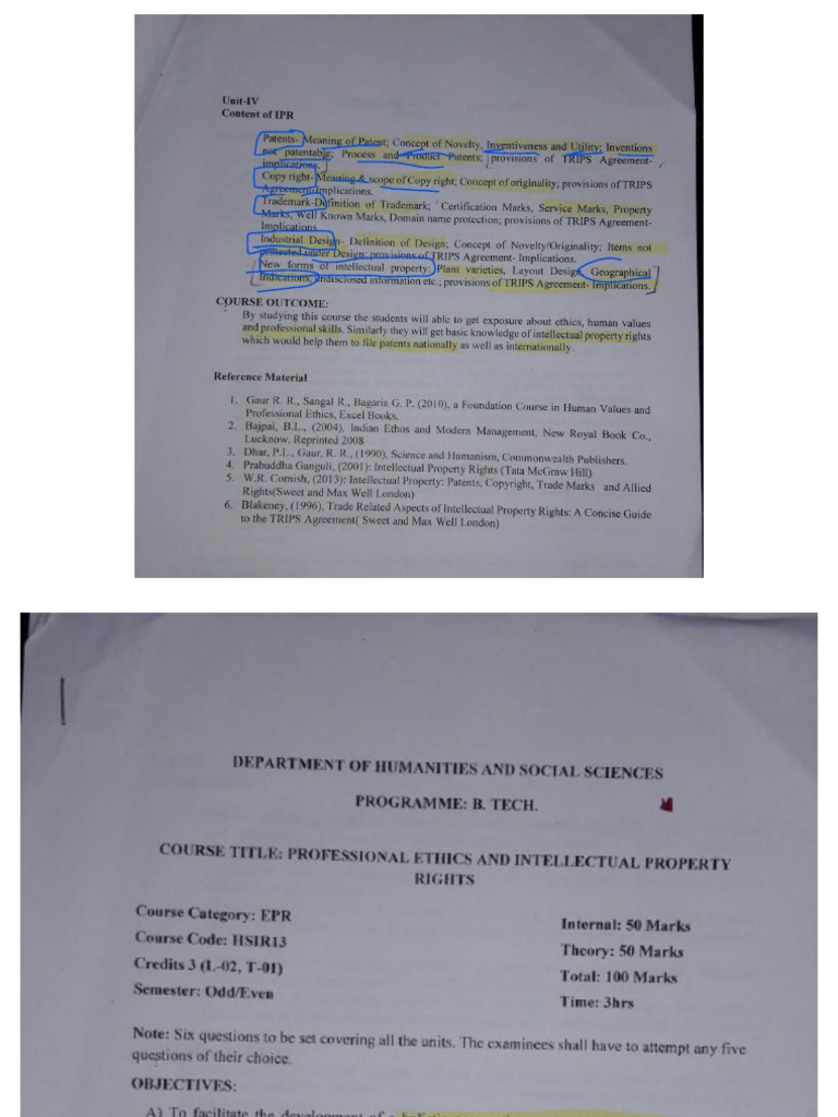 EPR Syllabus PDF | PDF