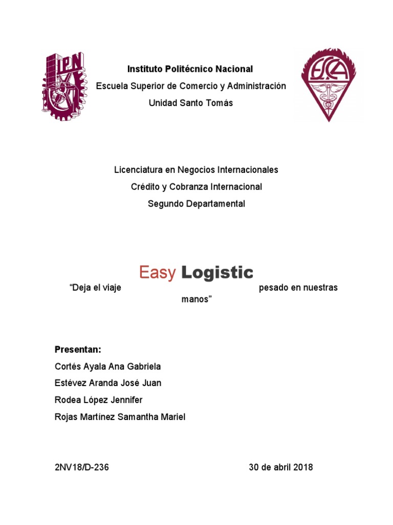 Easy Logistic | PDF