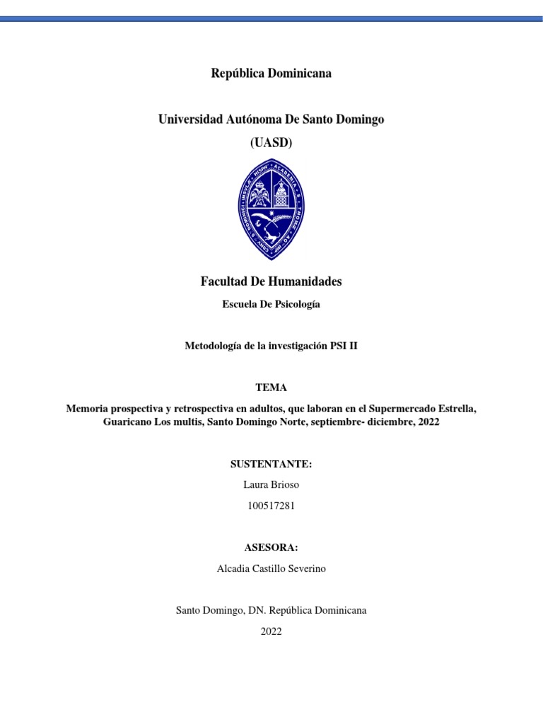 1 Memoria En Adultos Pdf