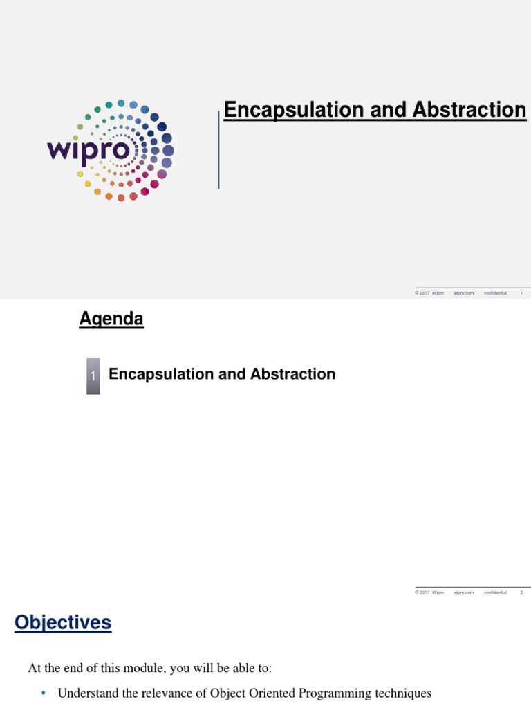TM2 Encapsulation Abstraction PDF | PDF
