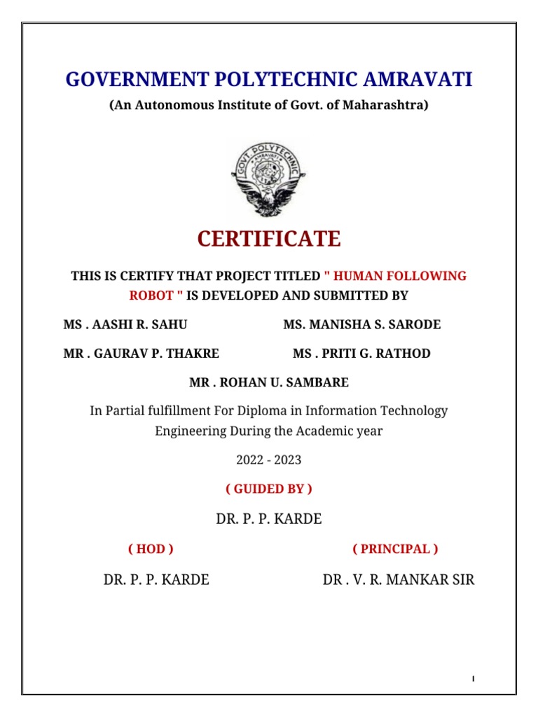 Human Following Robot ( ( (Aashiii) ) ) PDF | PDF | Arduino | Robot